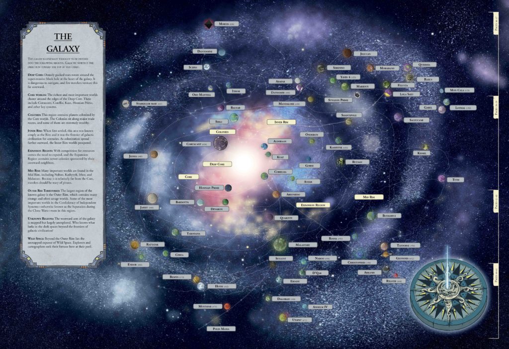 Aktualisierte Vorschauseiten aus dem Galactic Atlas – Jedi-Bibliothek